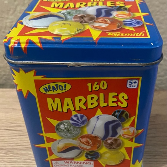 Toys | Tin Box For Marbles | Poshmark